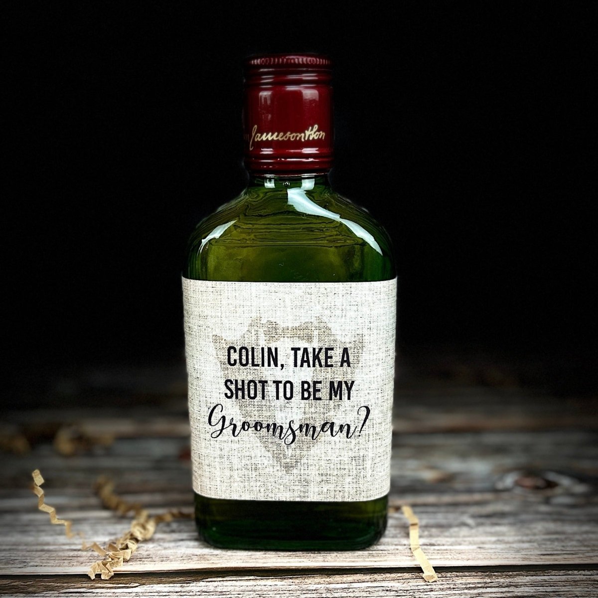 Fun Groomsman Proposal Label - GroomsDay