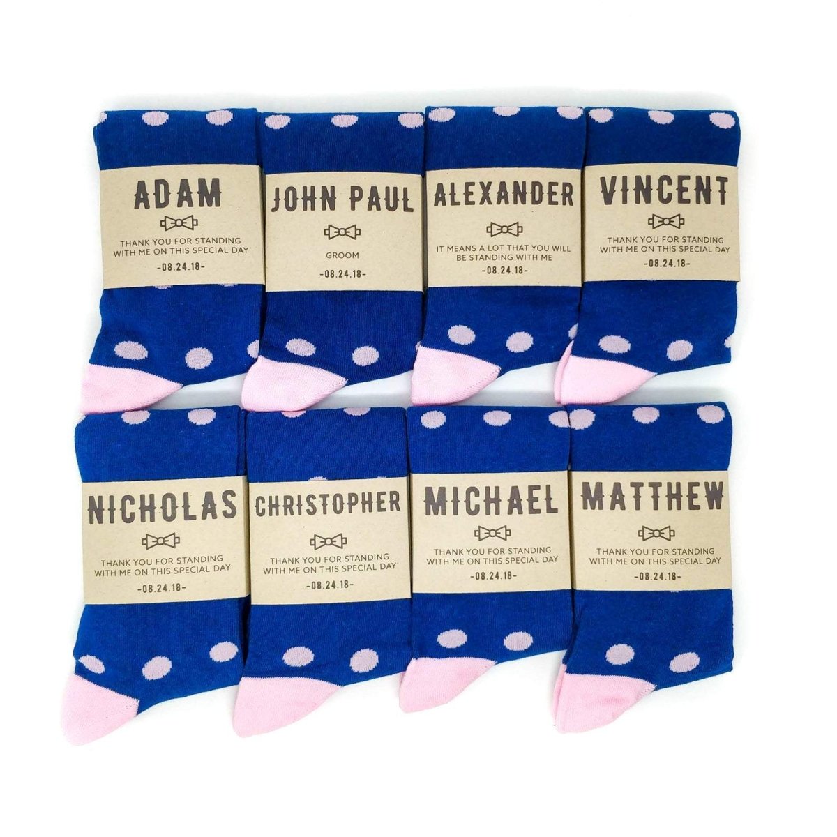 The Best Groomsmen Socks (with Custom Label) - GroomsDay